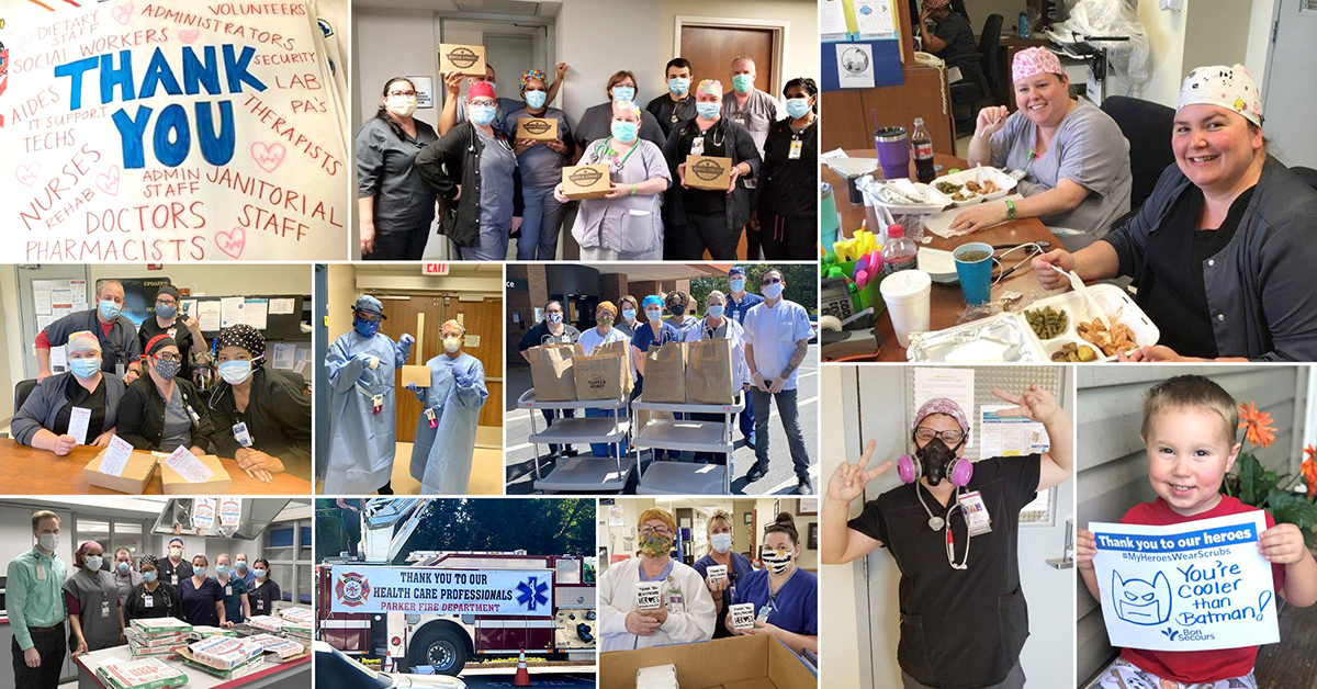 Respiratory Therapists Thank Community for Their Support | Bon Secours Blog