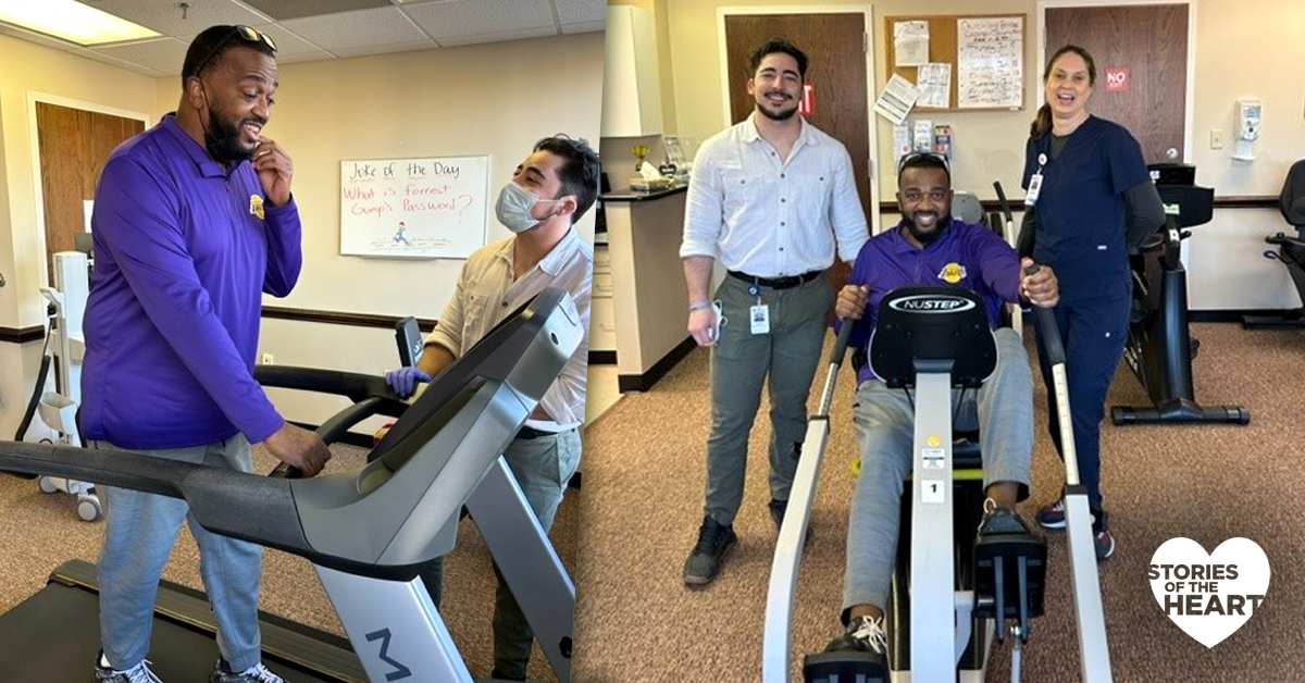 Jared Gets Back on His Feet Thanks to Cardiac Rehab | Bon Secours Blog
